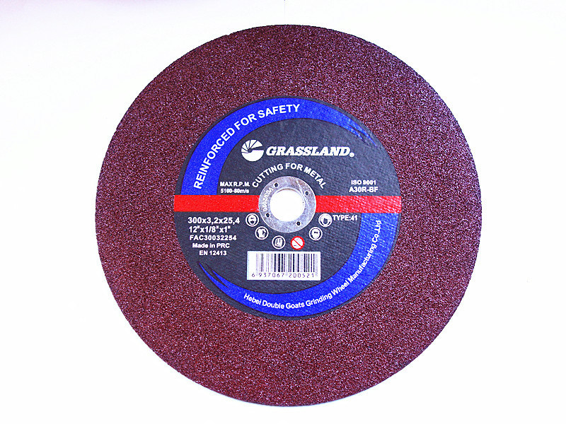 12 In. X 25mm Red Color Stationary Saw Metal Cutting Disc